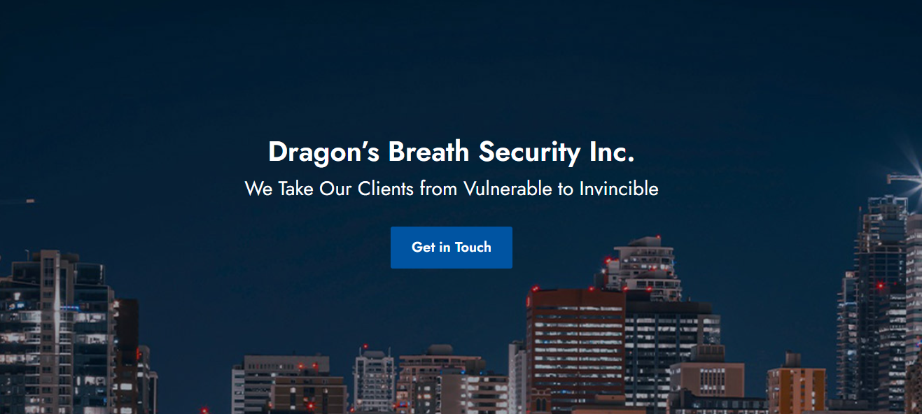 Homepage - Dragon's Breath Security Inc.